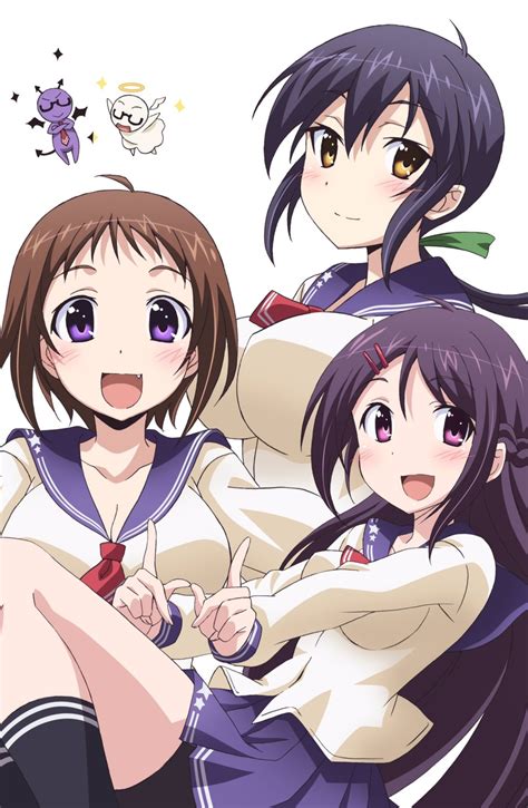 Okusama Ga Seito Kaichou Misumi Rin Saijou Honoka Wakana Ui Bike Shorts Cleavage Seifuku
