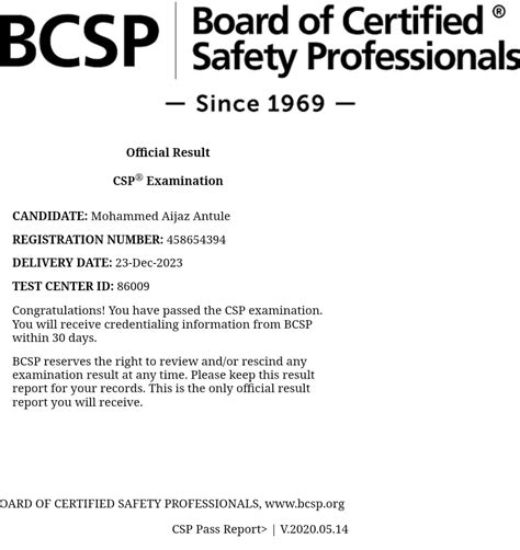 Gireesh Suresh Csp Crsp Cmiosh On Linkedin Congrats For Passing Csp Exam 10 Comments