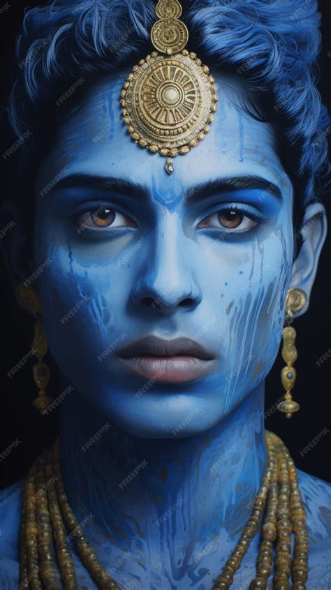 Free Ai Image Three Dimensional Representation Of Krishna Hindu