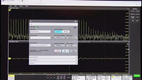 How To Control A Tektronix Oscilloscope Over A Lan Youtube