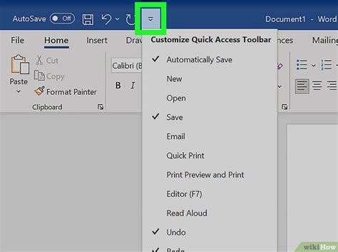 How To Add Show And Customize Toolbars In Microsoft Word