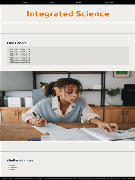 Csec Integrated Science Cxc Prep2014 Pdf