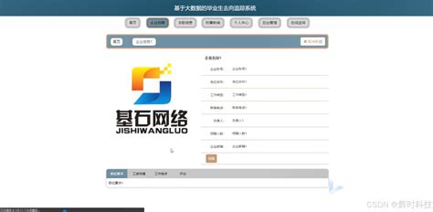 Java计算机毕业设计基于大数据的毕业生去向追踪系统（开题程序论文）用java框架大数据的毕业设计 Csdn博客