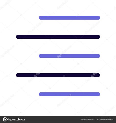 Right Line Alignment Page Setup Text Paragraph Position Setting Format Stock Vector By ©get4net