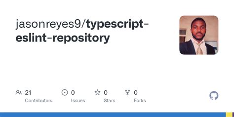 Github Jasonreyes9typescript Eslint Repository