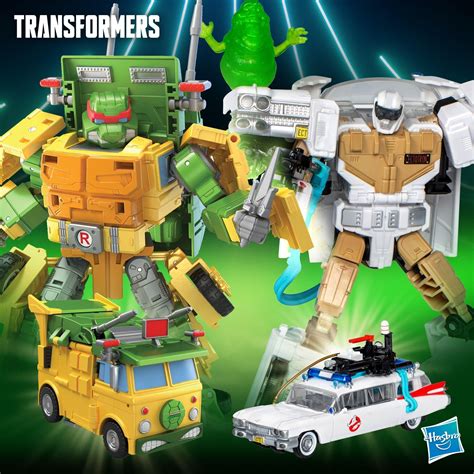 Transformers Tmnt Party Wagon And Ghostbusters Ecto 1 Crossover Figures Are On Sale Now