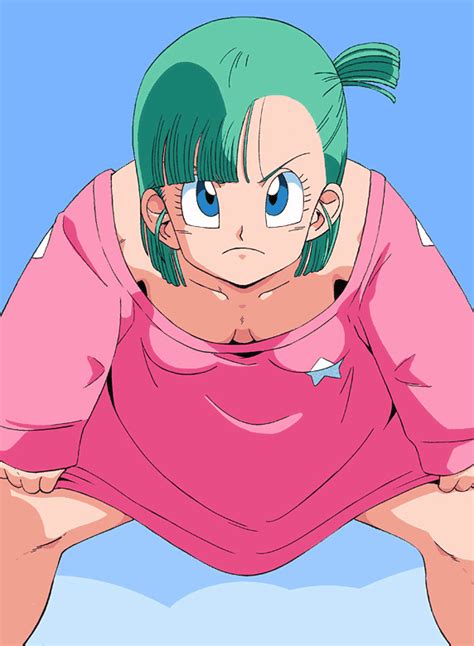Rule 34 1girls Animated Blue Eyes Blue Hair Blush Breasts Bulma Bulma