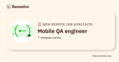 Hiring Mobile Qa Engineer Paltaltd