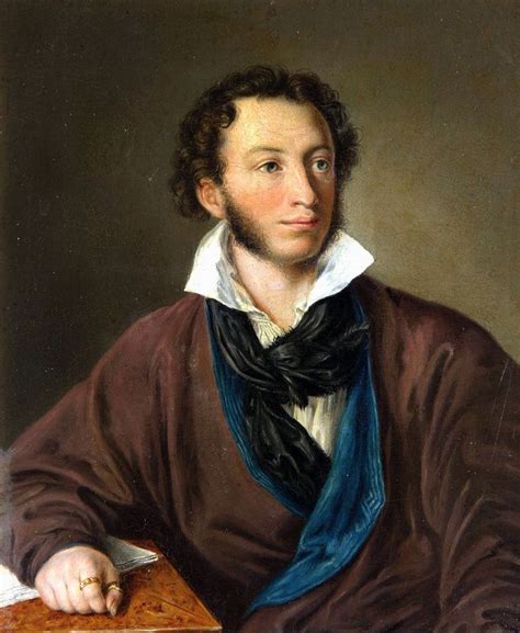 Alexander Pushkin Legendary Russian Writer Portrait Pushkin