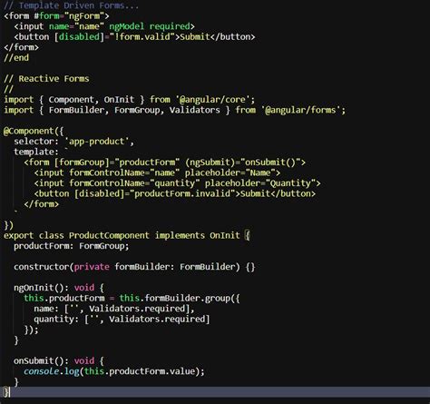 Reactive Forms Vs Template Driven Forms In Angular Roudrini