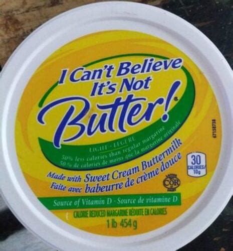 I Cant Believe Its Not Butter Calorie Reduced Margarine 10 G