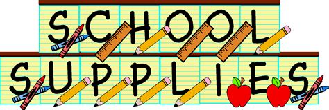Free School Supplies Cliparts Download Free School Supplies Cliparts