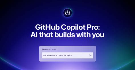 signup to github copilot pro · github