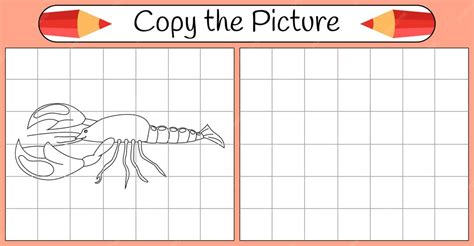 Как нарисовать рак Шаг за шагом используйте сетку обучения рисованию Учебник рисования Урок для
