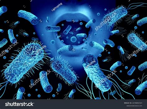 Oral Bacteria Halitosis Bad Breath Germs 库存插图 2278892323 Shutterstock