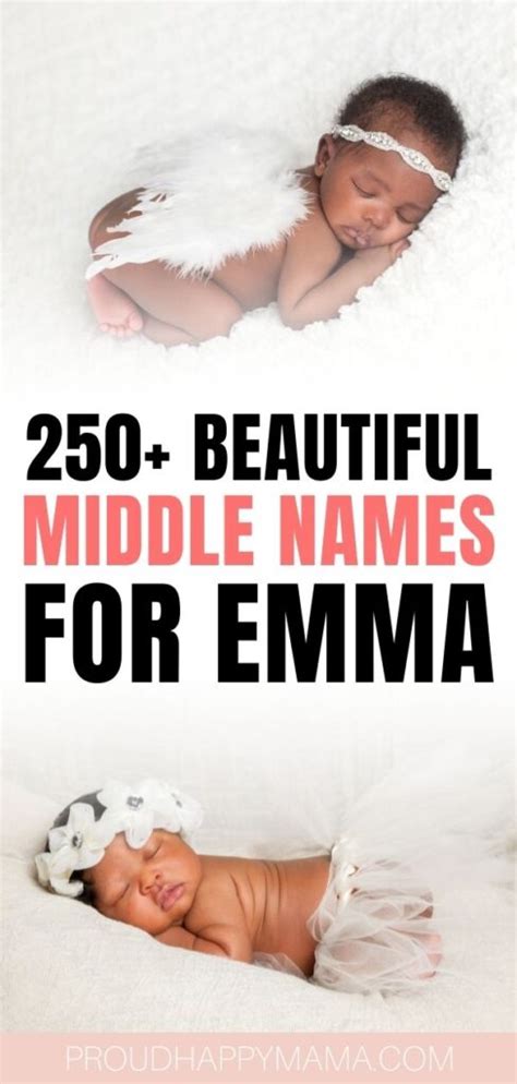 250 Middle Names For Emma Cute And Pretty