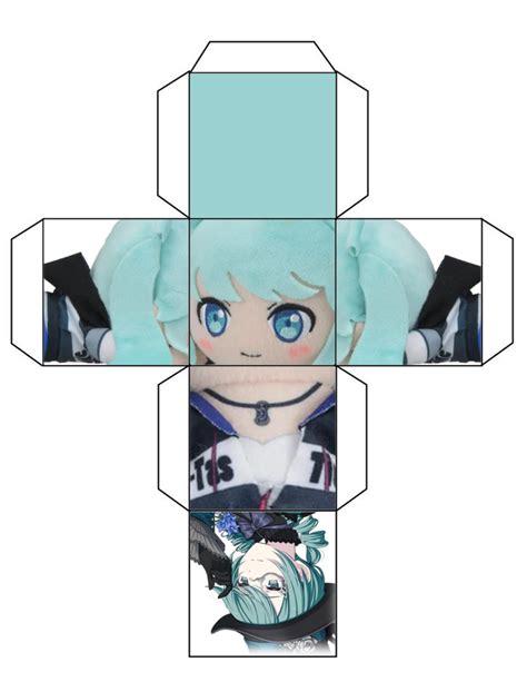Hatsune Miku Cubes Bro Squad Vivid Paper Crafts Plush Projects