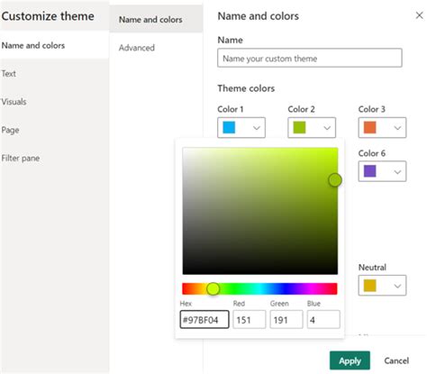 add theme and font to power bi reports power bi tips 14 atefeh bi