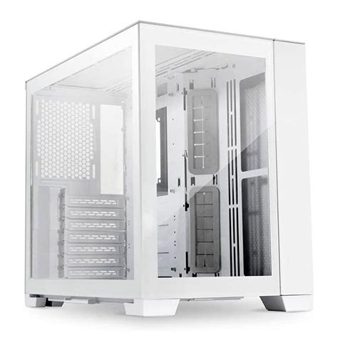 Gabinete Gamer Lian Li O Dynamic Snow Edition Mid Tower Lateral De