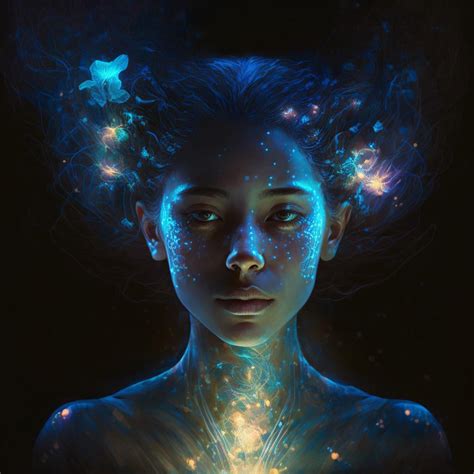 Bioluminescent Women R Midjourney