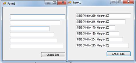 How To Determine The Size Of The Textbox Using Foreach Loop