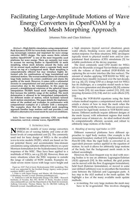 Pdf Facilitating Large Amplitude Motions Of Wave Energy Converters In