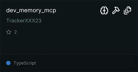 Dev Memory Mcp Server Glama