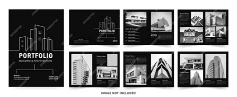 Premium Vector Architecture Or Interior Portfolio Template Design Template