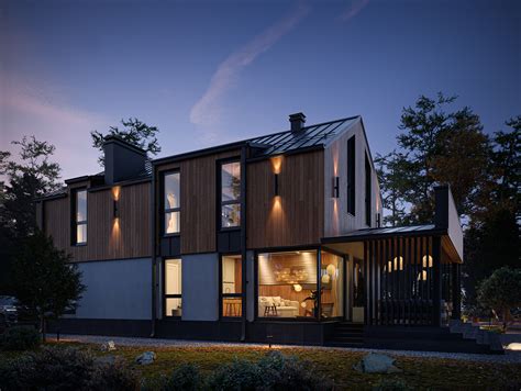 2 Storey Individual House Behance