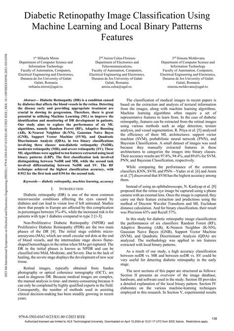 1 2023 Diabeticretinopathyimageclassificationusingmachinelearningandlocalbinary