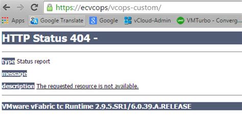 Vcops Custom Ui Not Working Vmware Aria
