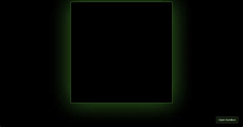 Glow Effect Rgb Codesandbox