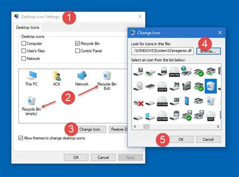How To Change Recycle Bin Icon In Windows