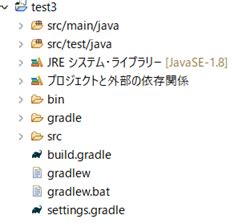 Eclipse Gradleプロジェクトを新規作成しjarを取得 Java ITSakura