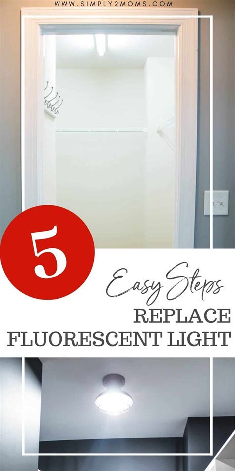 How To Replace A Fluorescent Light Fixture With Regular Light Fixture