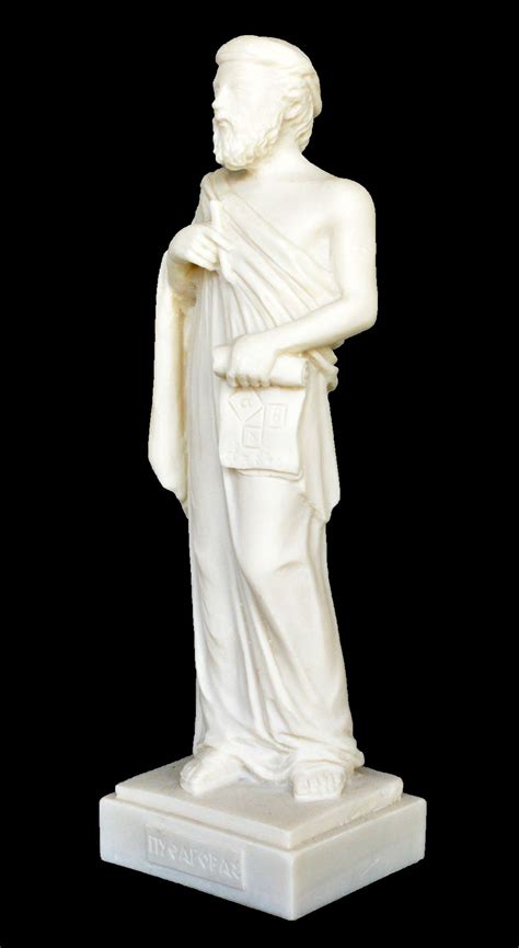 Pythagoras Of Samos Ancient Greek Mathematician Philosopher Alabaster Statue Sculpture Artofit