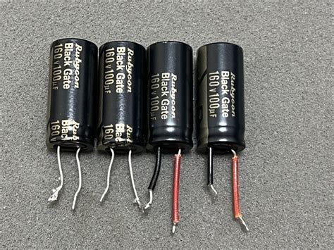 Yahoo オークション Rubycon Black Gate 160v 100uf 動作品 安心して