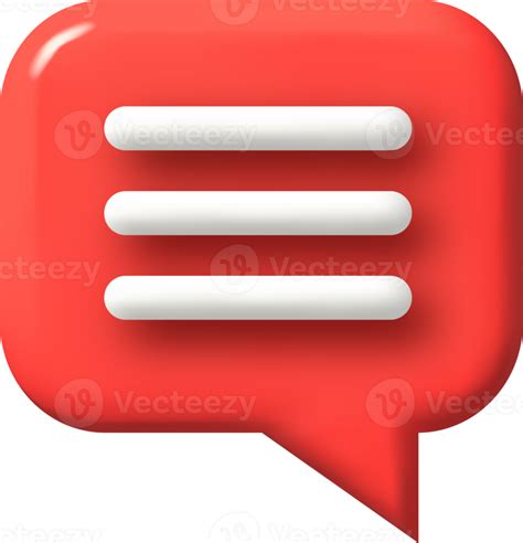Speech Bubble 3d Icon Illustration Communication Dialog Bubble 22832681 Png