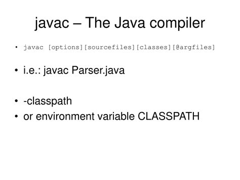 PPT Java Tools And Programming Guide PowerPoint Presentation Free