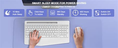 Amazon Com Wireless Keyboard And Mouse Combo Ergonomic Keyboard With Wrist Rest Phone Holder