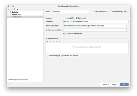 Developing Go Shared Libraries Ides Support Intellij Platform Jetbrains
