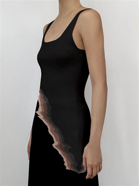 Flame Tank Top Black Grace Ling