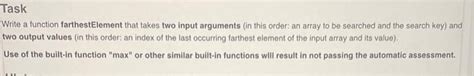 Solved Problem Given A Numeric Array A And A Numeric Value