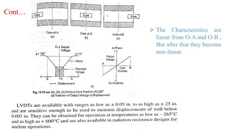 Linear Variable Differential Transducer Lvdt Pptx
