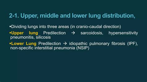 Radiological Approach To Diffuse Lung Diseases Pptx