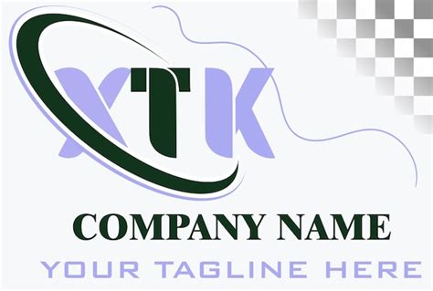 Premium Vector Xtk Letter Logo Design