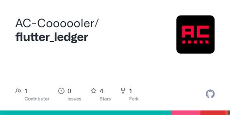 Github Ac Cooooolerflutterledger