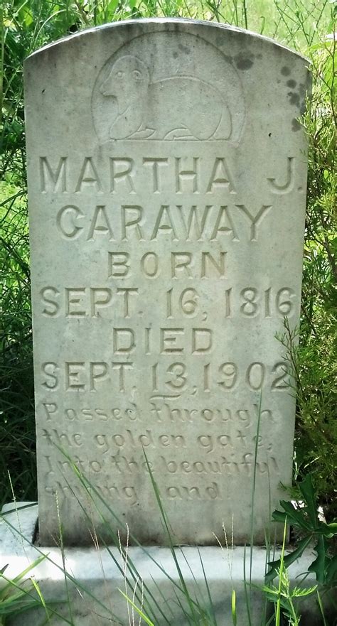 Martha Jane “patsy” Rogers Caraway 1816 1902 Find A Grave Memorial
