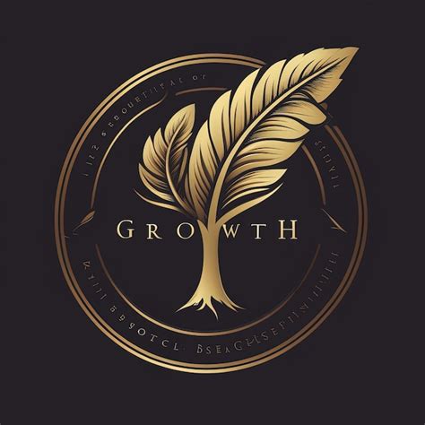 Premium Ai Image Gold Leaf Logo Design Vector Illustrationgold Flower