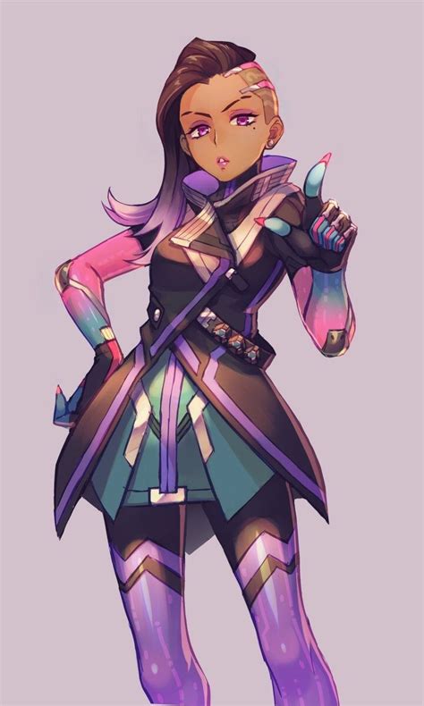 C Love R Overwatch Fan Art Sombra Overwatch Overwatch